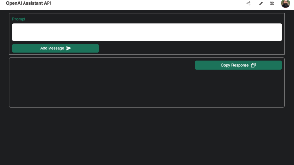 Openai Assistant API Starter Template | Appsmith Community Portal